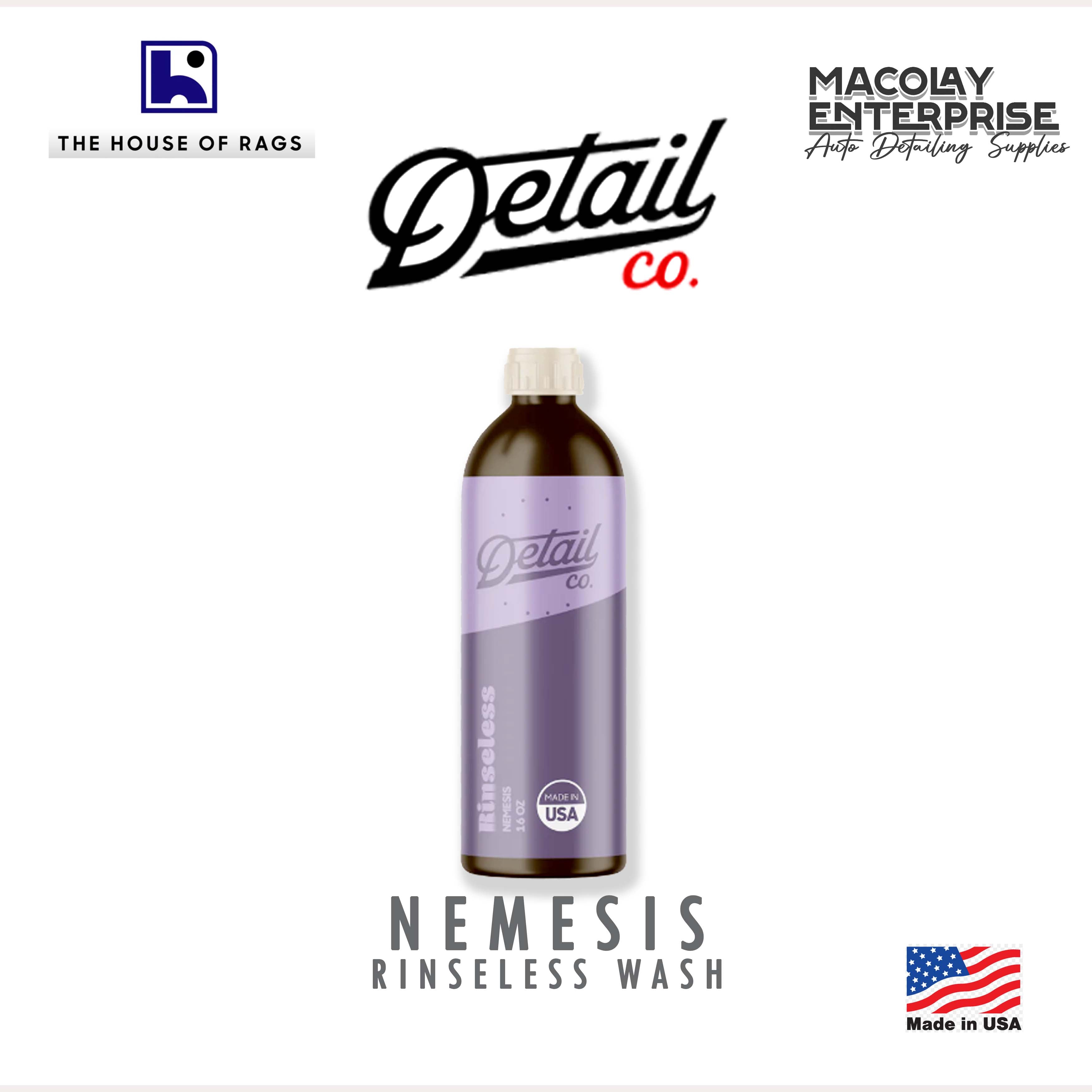 Detail Co. Nemesis Rinseless Wash 16oz – MacoLAy Enterprise