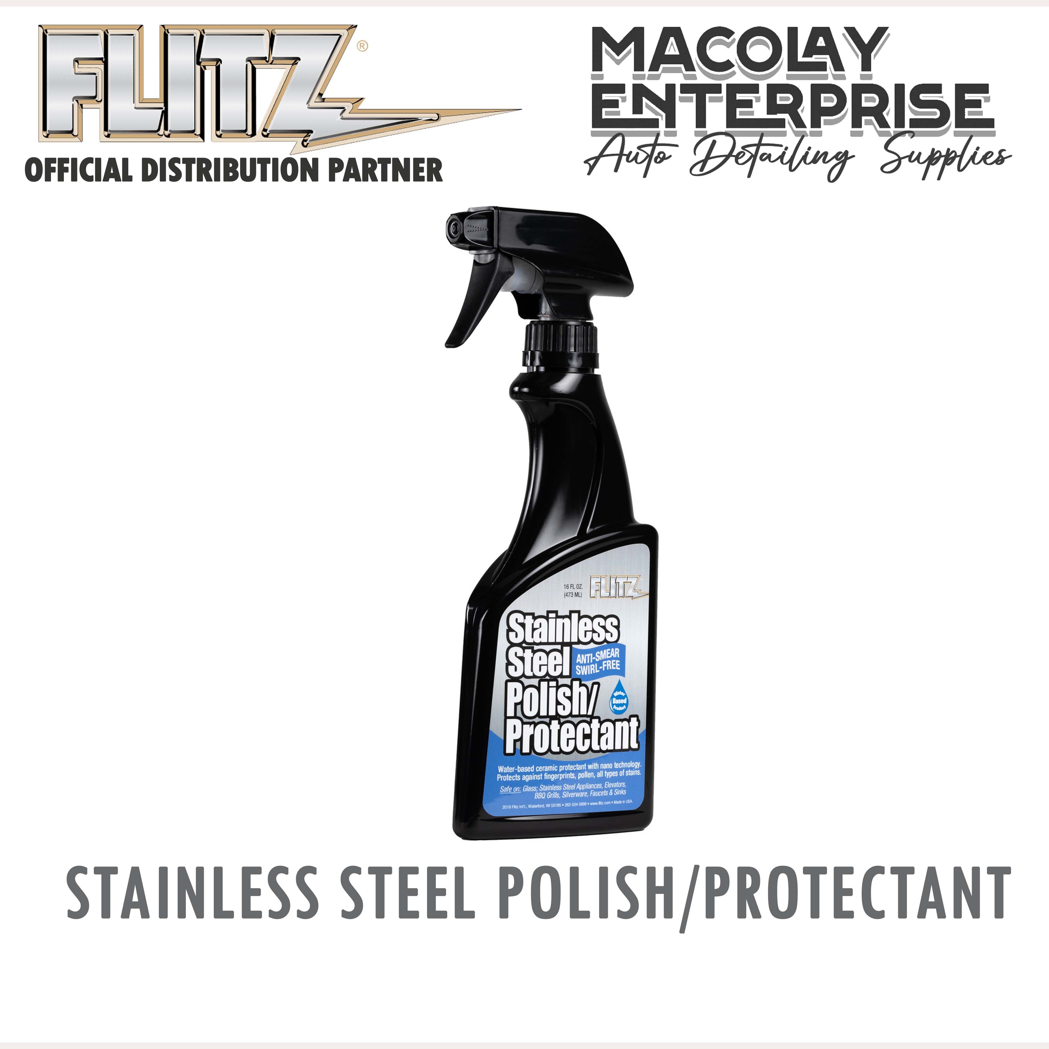FLITZ Stainless Steel Polish and Protectant 473ml – MacoLAy Enterprise